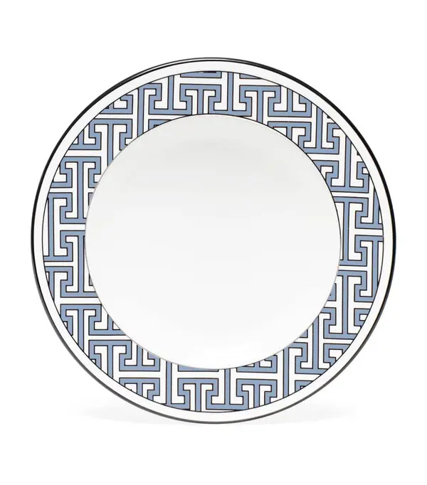 O.W.LONDON Maze Tea Plate - Blue