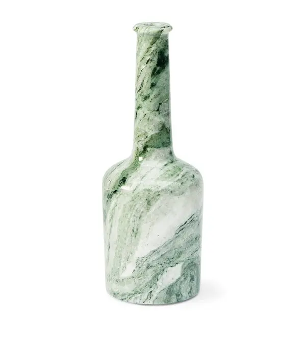 POLSPOTTEN Marble Heritage Candle Holder - Green