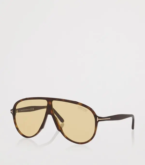 TOM FORD Vladimir Pilot Sunglasses - Brown
