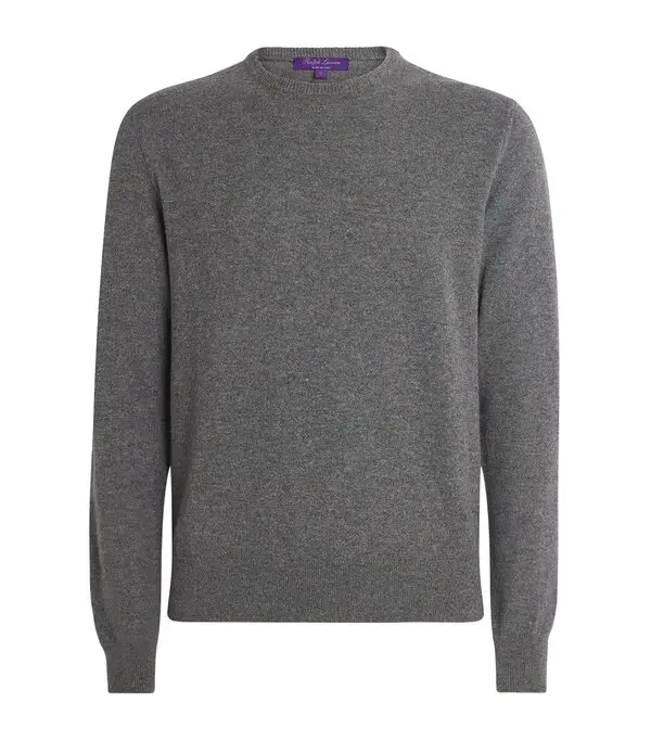 Ralph Lauren Purple Label Cashmere Crew-neck Sweater - Grey