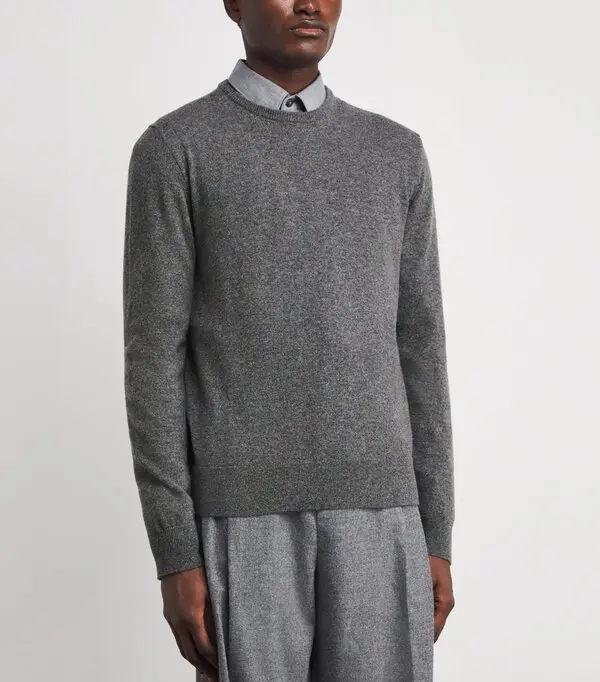 Ralph Lauren Purple Label Cashmere Crew-neck Sweater - Grey