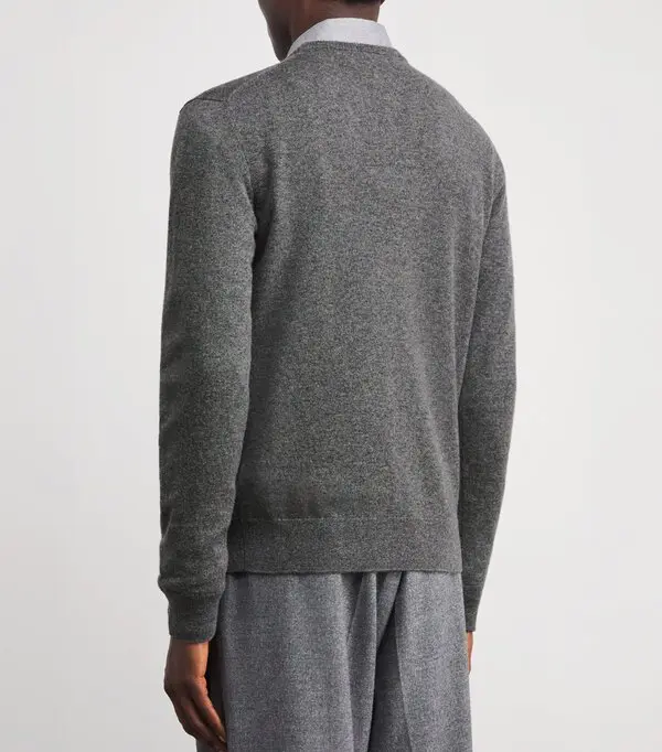 Ralph Lauren Purple Label Cashmere Crew-neck Sweater - Grey
