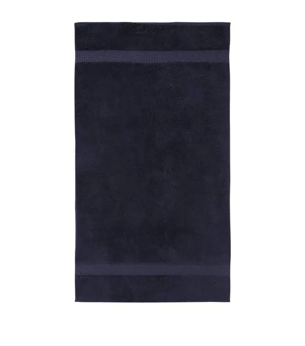 YVES DELORME Toile Guest Towel - Navy