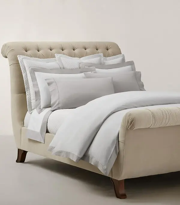 Ralph Lauren Cotton Langdon Duvet Cover - Silver