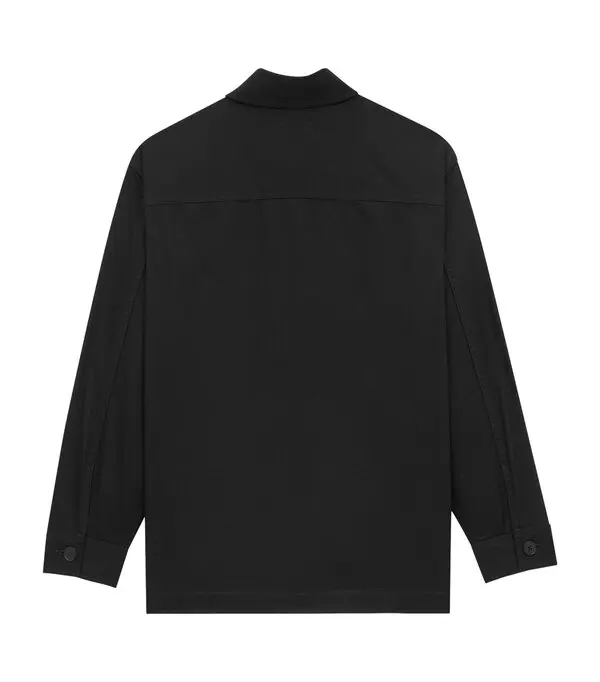 Saint Laurent Cotton-linen Cassandre Overshirt