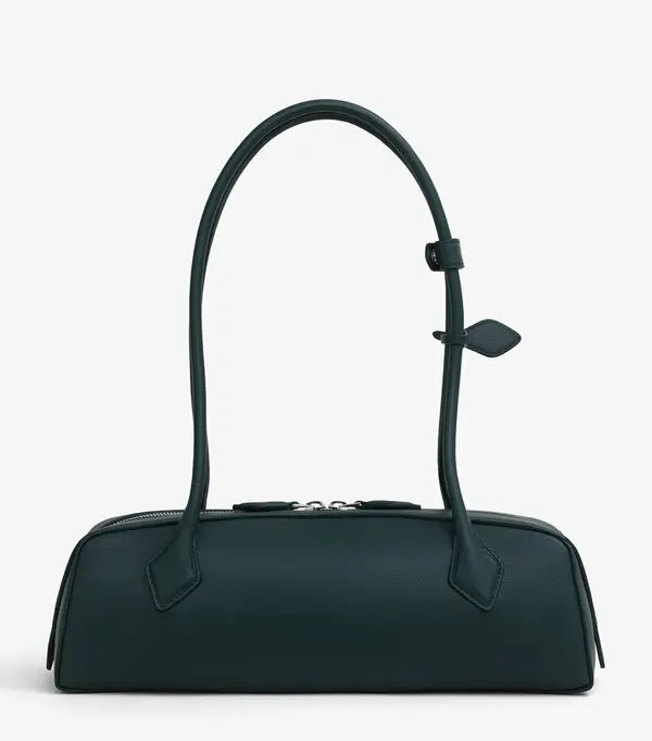 Alaïa Medium Le Teckel Leather Shoulder Bag - Green