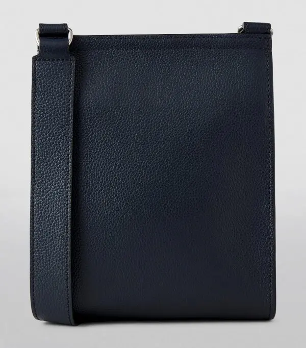Mulberry Leather Messenger Bag - Blue
