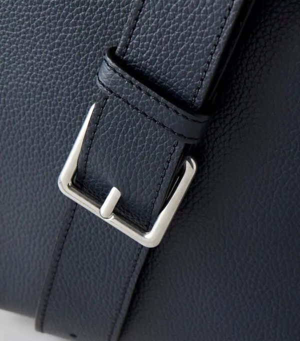 Mulberry Leather Messenger Bag - Blue