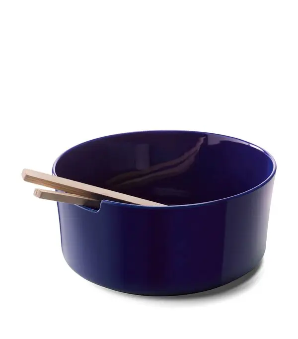 LSA INTERNATIONAL Porcelain Collective Salad Bowl And Servers - Blue