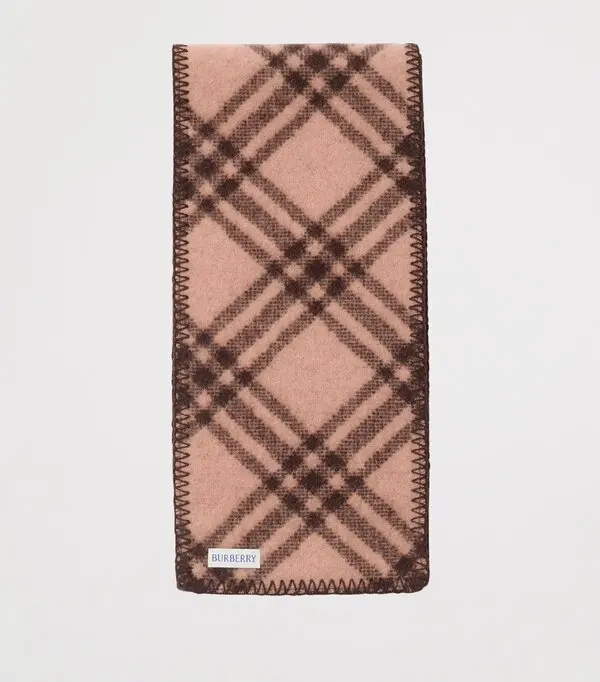 Burberry Wool Check Scarf