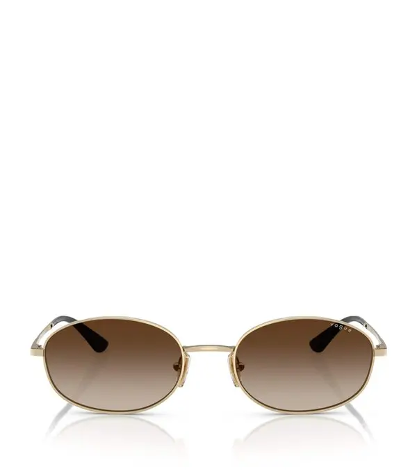 VOGUE Metal Full Rim Sunglasses - Gold