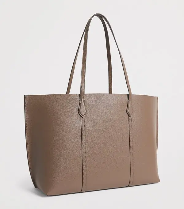 Tory Burch Leather Perry Tote Bag - Brown
