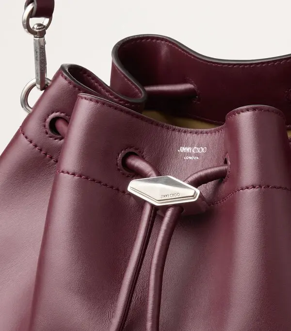 JIMMY CHOO Medium Cinch Leather Shoulder Bag