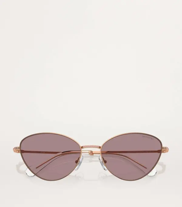 SWAROVSKI Sk7014 Sunglasses - Gold