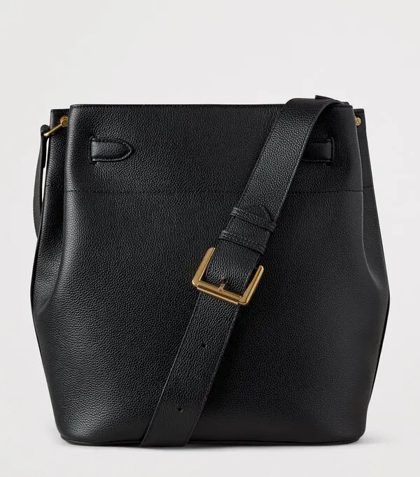 Mulberry Large Leather Islington Bucket Bag - Black