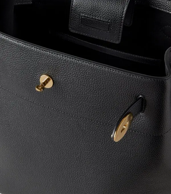 Mulberry Large Leather Islington Bucket Bag - Black