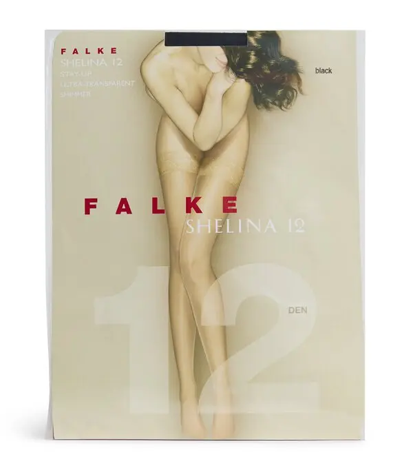 Falke Shelina Stay Ups - Black