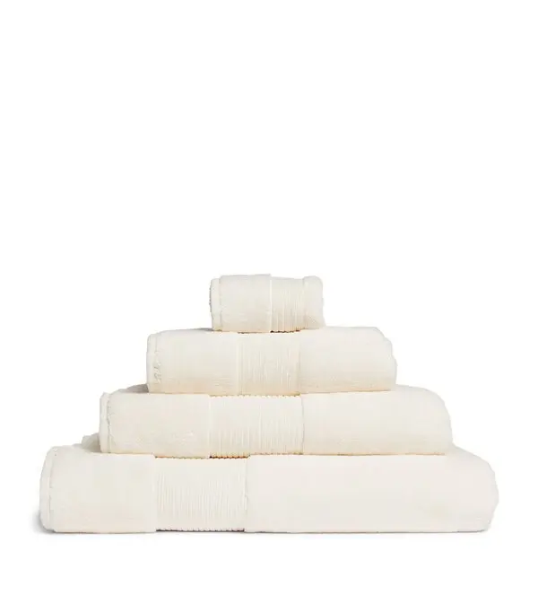 Harrods Organic Cotton Bath Sheet - Ivory