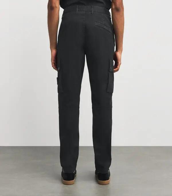 Stone Island Slim Cargo Trousers - Black