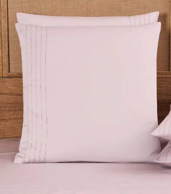Frette Cotton Lush Ajour Square Pillowcase Set - Pink