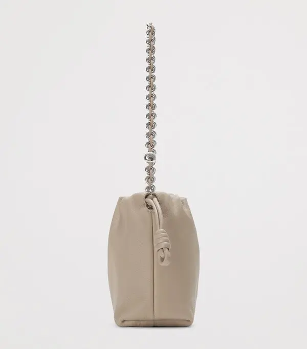 Loewe Medium Leather Flamenco Shoulder Bag - Green