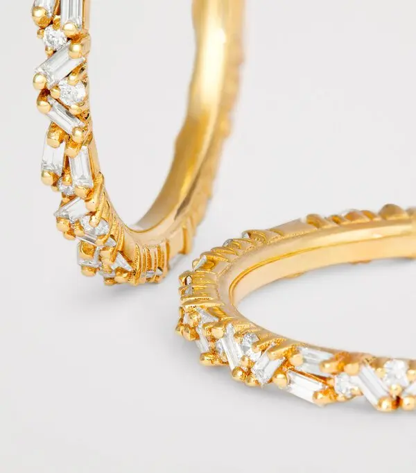 SUZANNE KALAN Yellow And Diamond Tech Ring Jackets