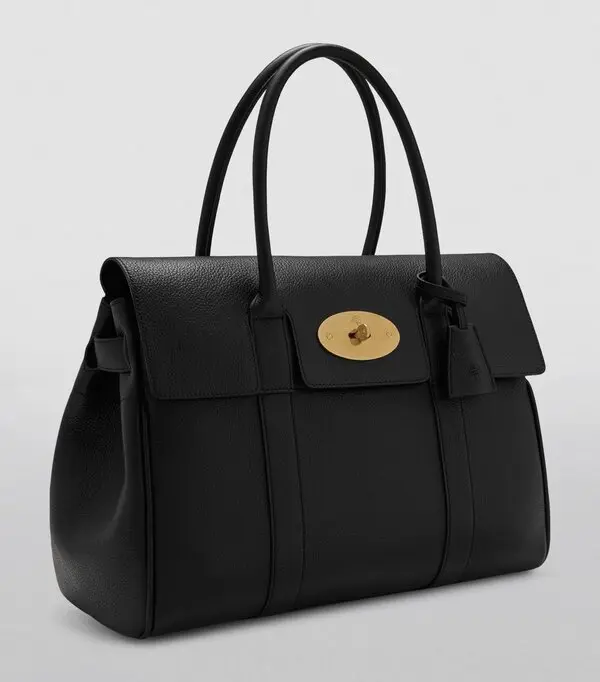 Mulberry Leather Bayswater Shoulder Bag - Black