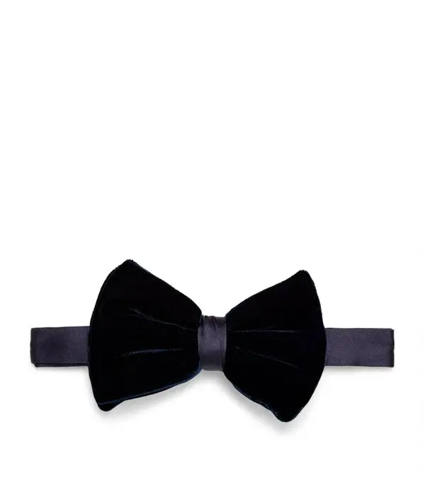 Giorgio Armani Silk Bowtie - Blue