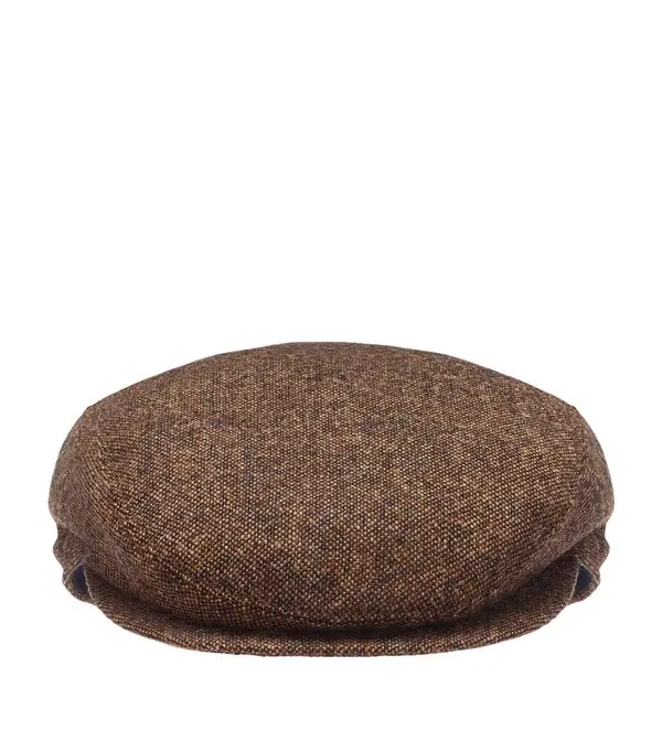SWAINE Merino Wool Slim Cap - Brown