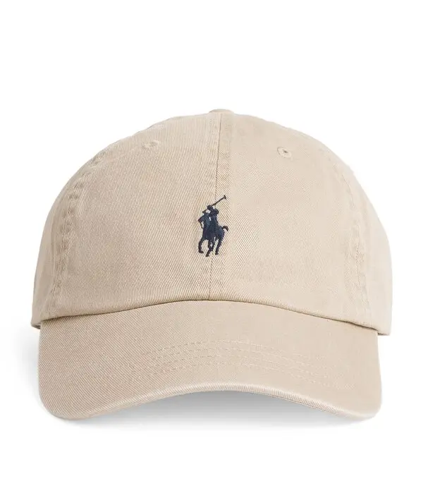 Polo Ralph Lauren Cotton Baseball Cap With Logo - Beige