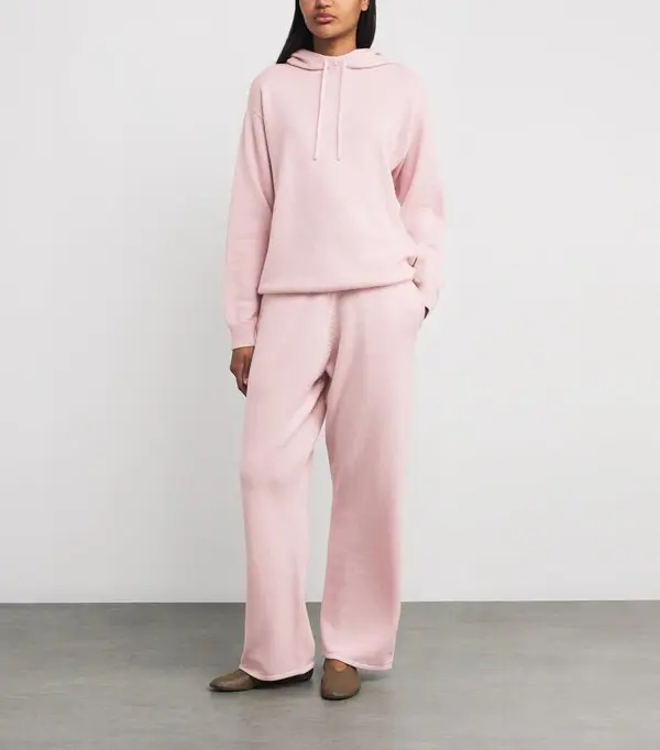 Harrods Cashmere Wide-leg Sweatpants