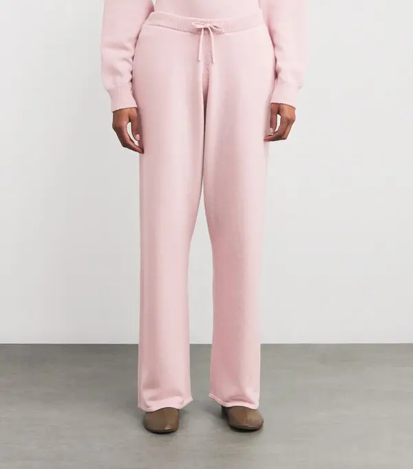 Harrods Cashmere Wide-leg Sweatpants