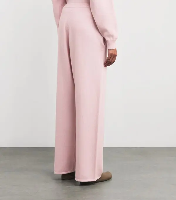 Harrods Cashmere Wide-leg Sweatpants