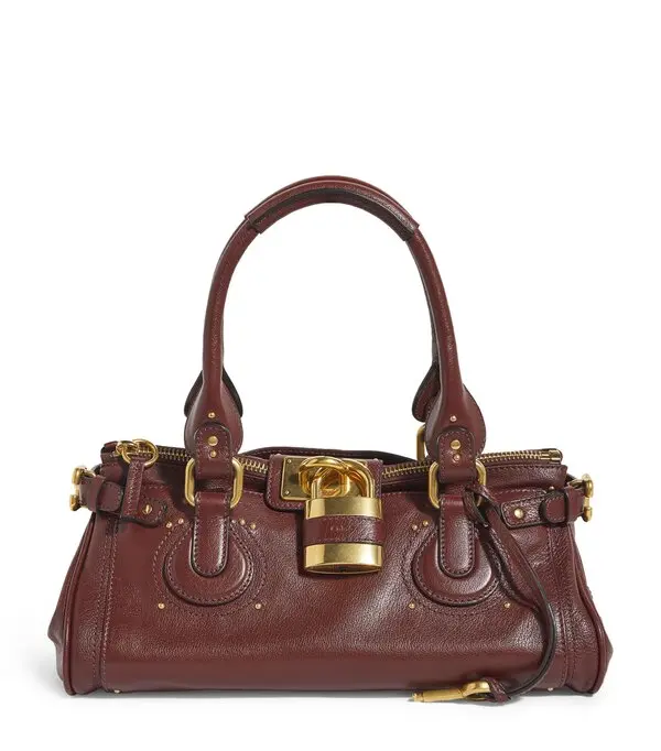 Chloé Leather Paddington Top-handle Bag - Brown