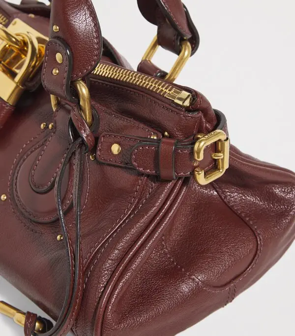 Chloé Leather Paddington Top-handle Bag - Brown