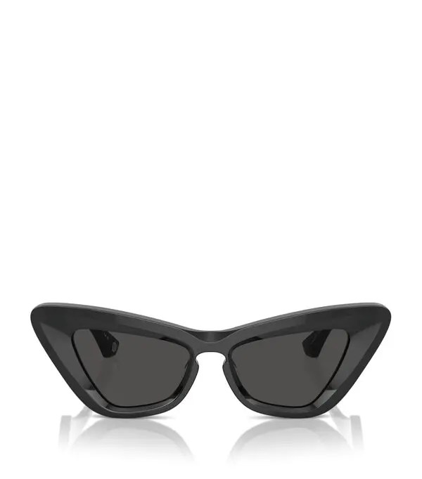 Burberry Acetate Cat Eye Sunglasses - Grey