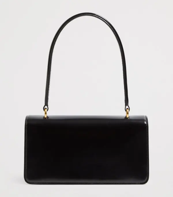 Valentino Garavani Leather Top Handle Bag - Black