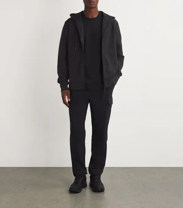 Canada Goose Cotton Zip-up Huron Hoodie - Black