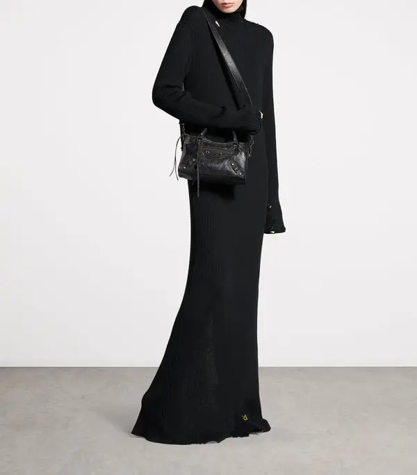 Balenciaga Mini Leather Le City Top-handle Bag - Black