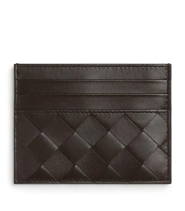 Bottega Veneta Nappa Leather Card Holder - Brown