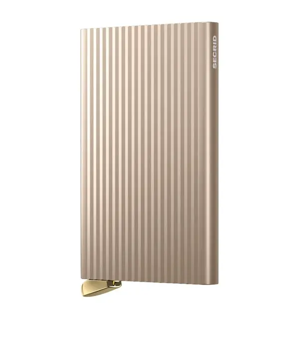 SECRID Fluted Aluminium Cardprotector - Beige