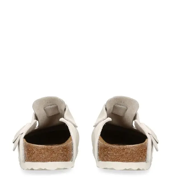 BIRKENSTOCK Suede Boston Clogs