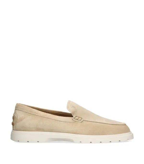 TOD'S Suede Ibridro Loafers
