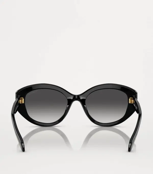 SWAROVSKI Oval Sk6005 Sunglasses - Black