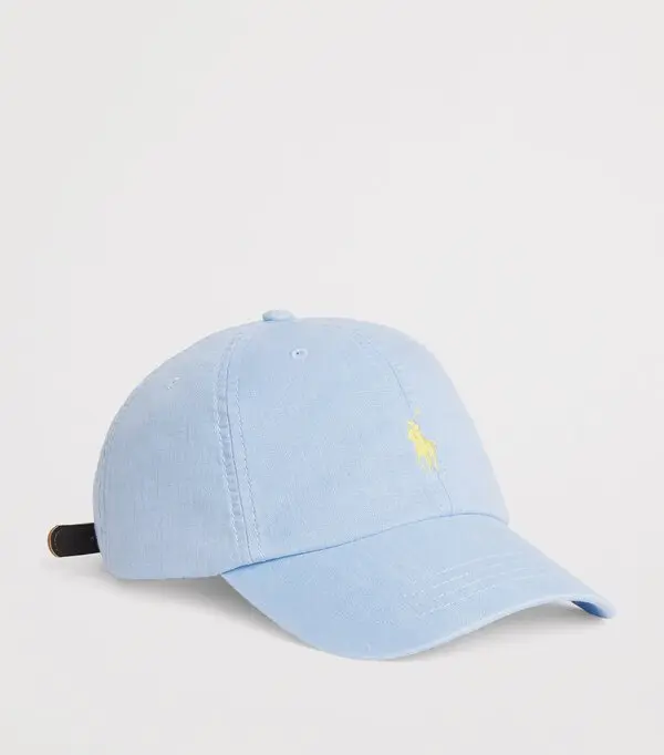 Polo Ralph Lauren Linen Baseball Cap - Blue