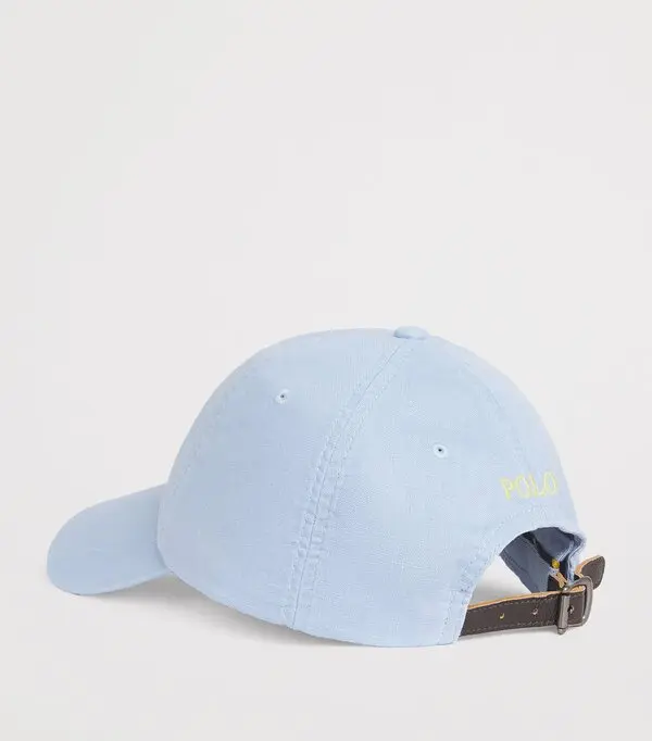 Polo Ralph Lauren Linen Baseball Cap - Blue