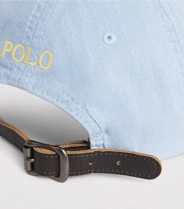 Polo Ralph Lauren Linen Baseball Cap - Blue