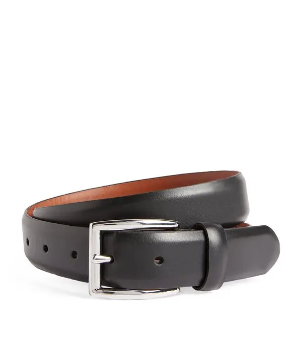 Polo Ralph Lauren Leather Harness Dress Belt - Black