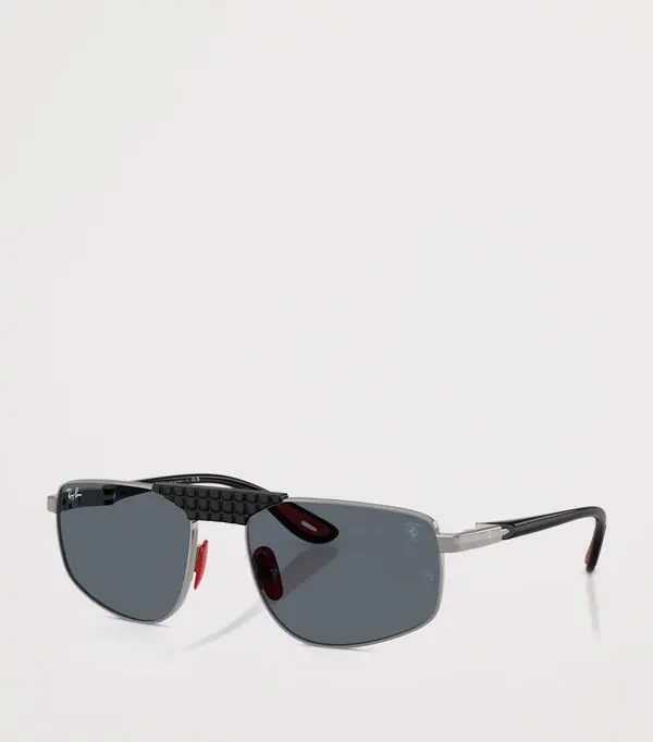 Ray-ban X Scuderia Ferrari Rb3776m Irregular Sunglasses