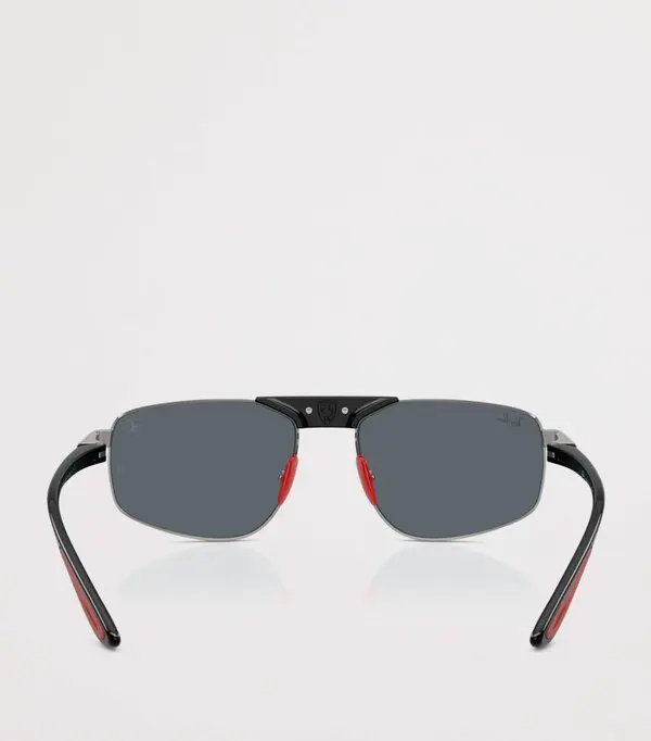 Ray-ban X Scuderia Ferrari Rb3776m Irregular Sunglasses